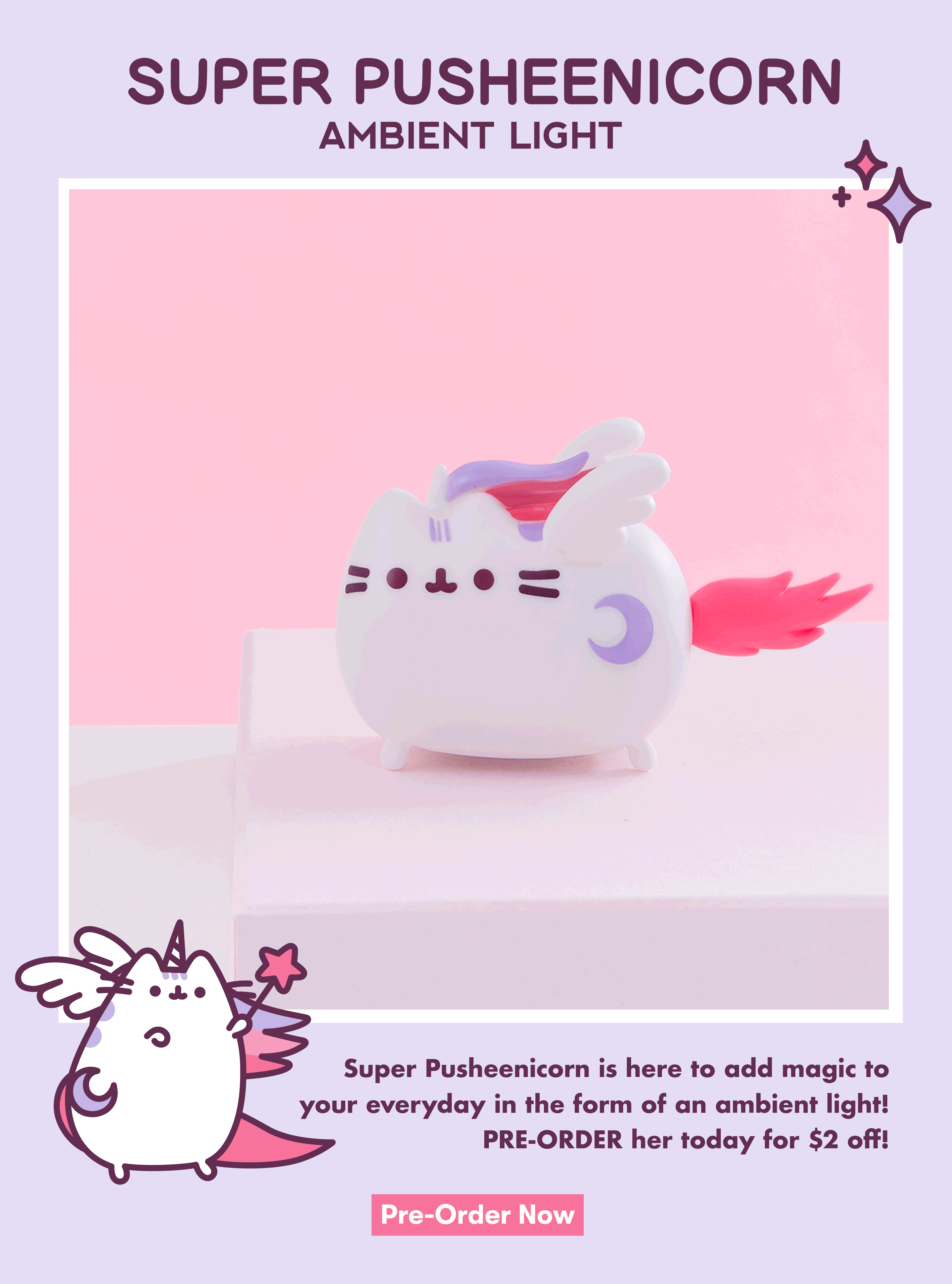 Smoko (US): Pre-Order Super Pusheenicorn Light TODAY! | Milled