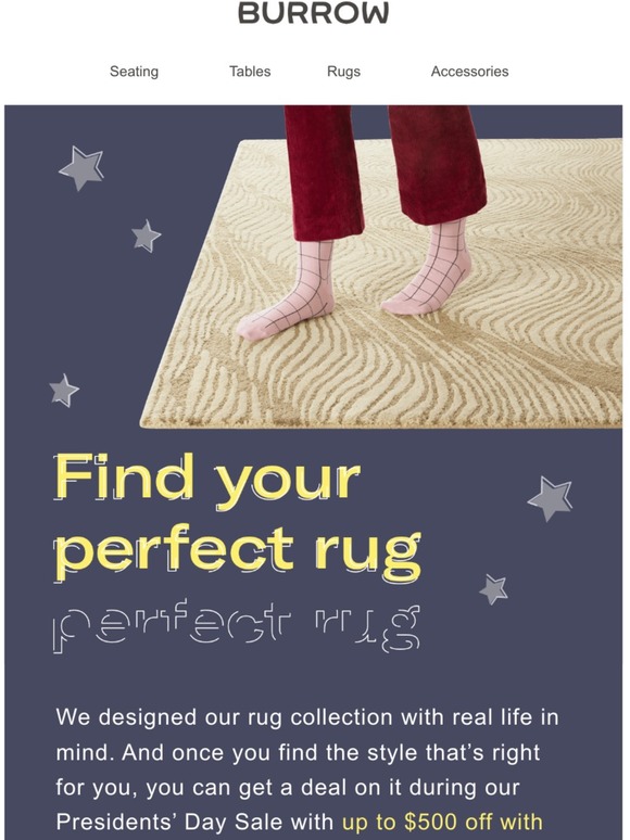 Burrow: Try the rug chooser | Milled
