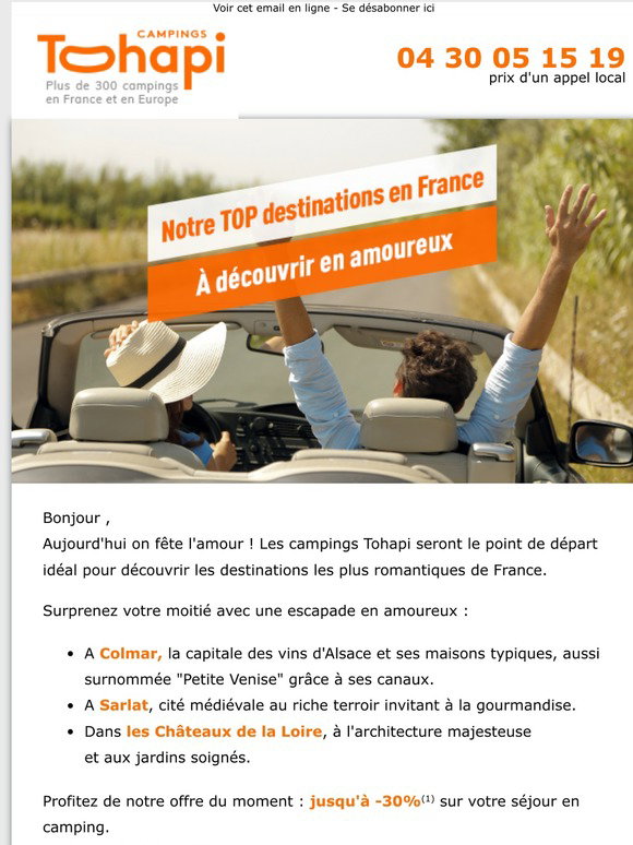 Tohapi: ️Le TOP destinations à découvrir en amoureux | Milled