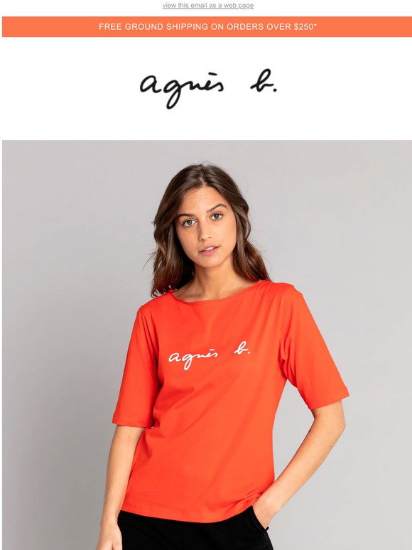 Agnès b.: Our signature logos! | Milled