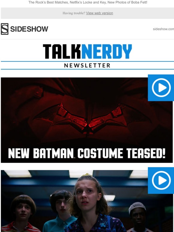 Sideshow: Batman and Stranger Things teasers! | Milled