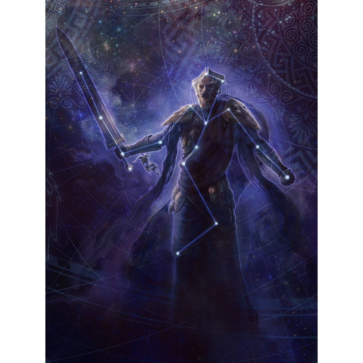 Original Magic Art: Theros Beyond Death Gods & Demigods Playmat by ...