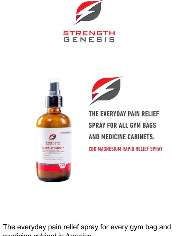 Strength Genesis: Presidents Day Sale: Sore joints and muscles #1 rated ...