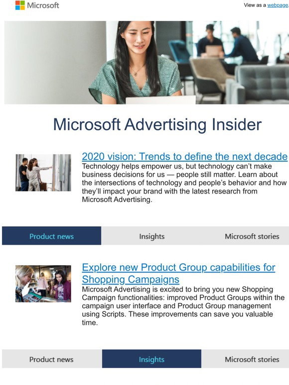 Microsoft: 2020 vision: Trends to define the next decade | Milled