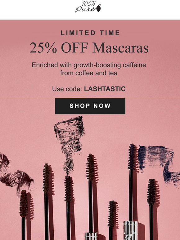 100 Percent Pure: Celebrating Your Lashes Early for National Lash Day ...