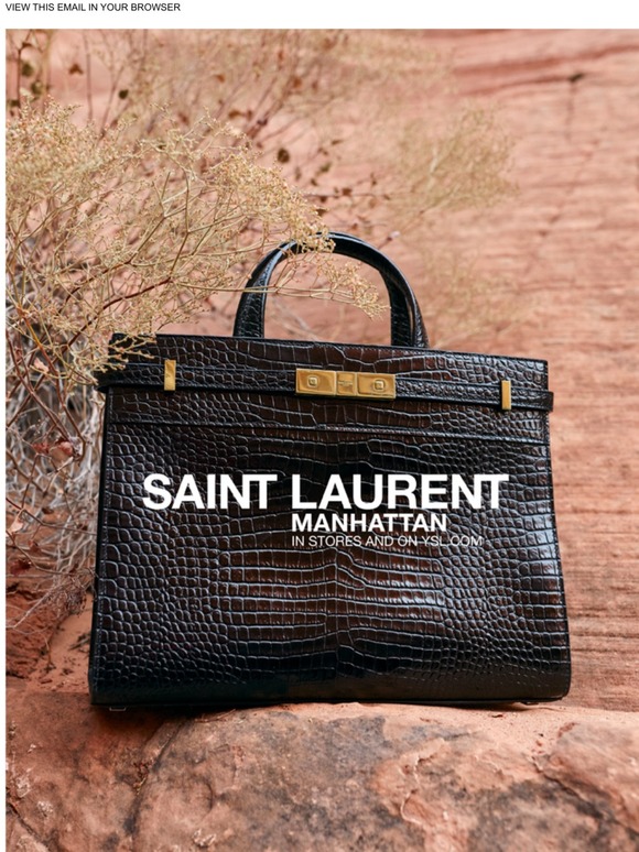 Yves Saint Laurent: Manhattan bag | Milled