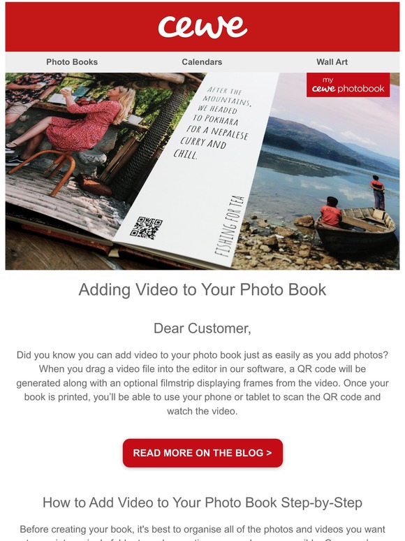 CEWE: How to Add Video to Your Photo Book | Milled