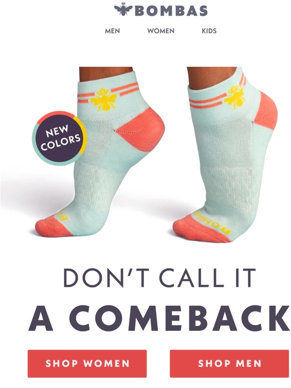 Bombas: New Look: The Bombas Originals | Milled