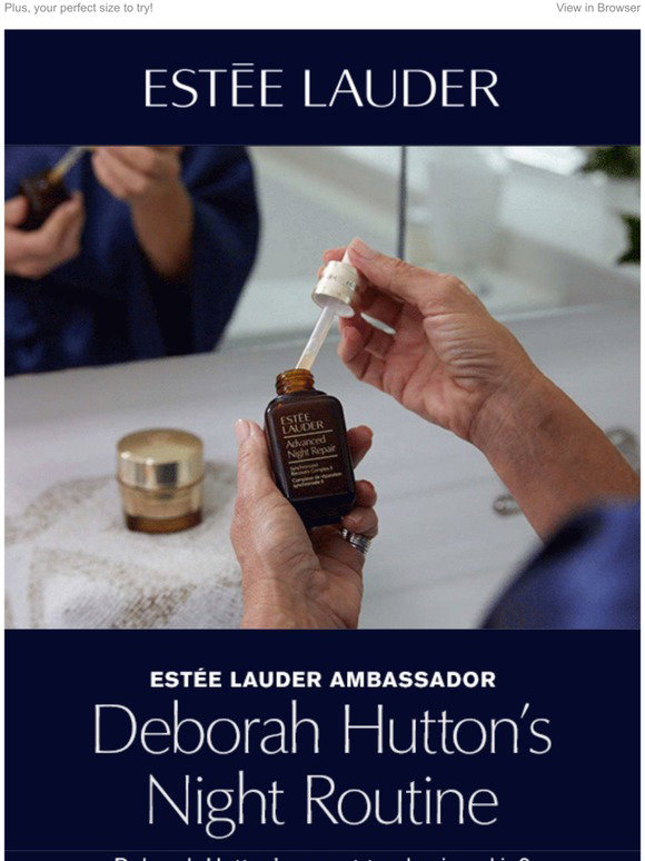 Estee Lauder: Deborah Hutton's secret to glowing skin? | Milled