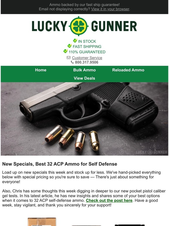 Lucky Gunner: Hand-Picked Deals & New Pocket Pistol Insights | Milled