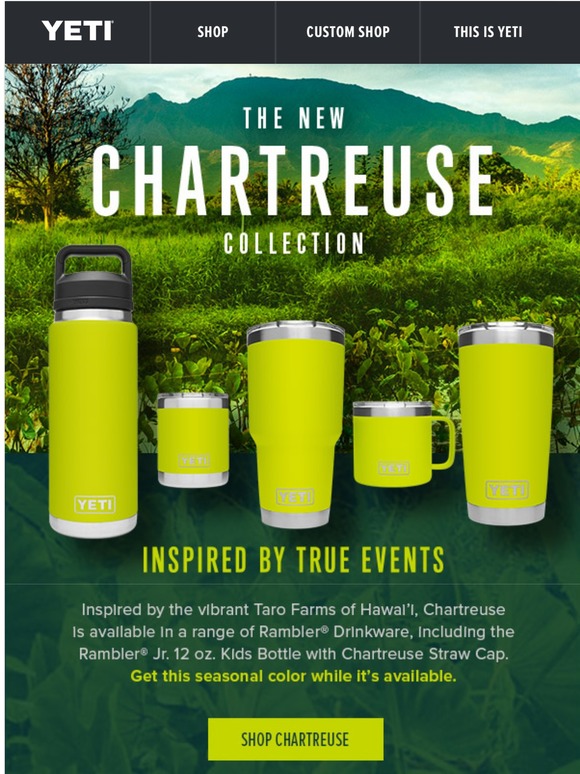 YETI: Introducing Chartreuse Drinkware | Milled