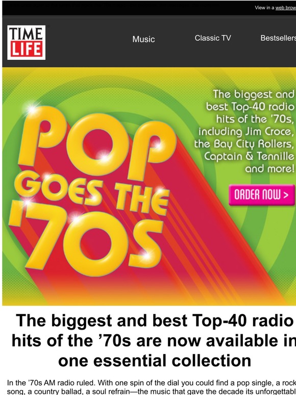 TimeLife: Pop Goes the '70s Collection is back for 2020! | Milled