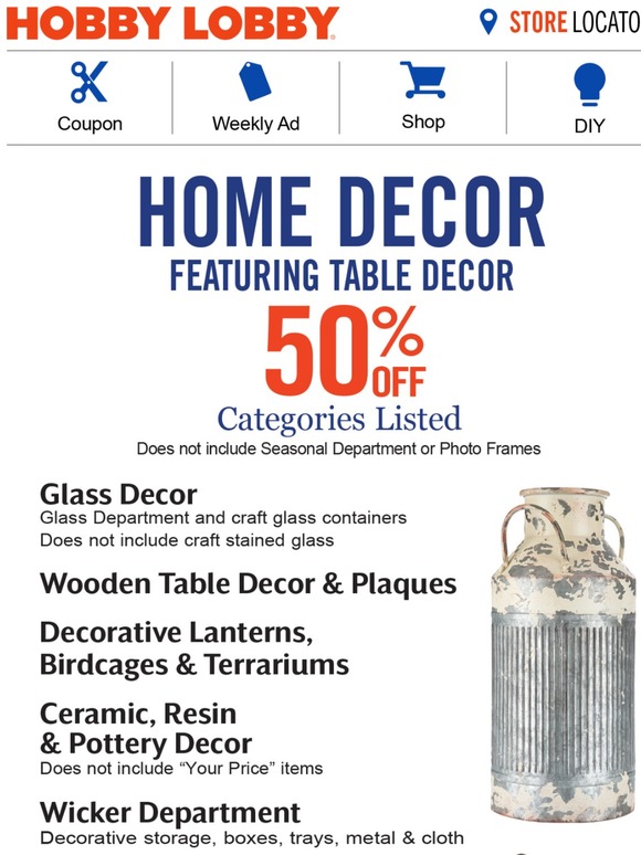 Hobby Lobby: 40% Off Coupon Inside | Milled