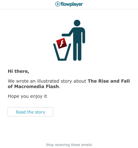 Flowplayer: The Rise and Fall of Macromedia Flash | Milled