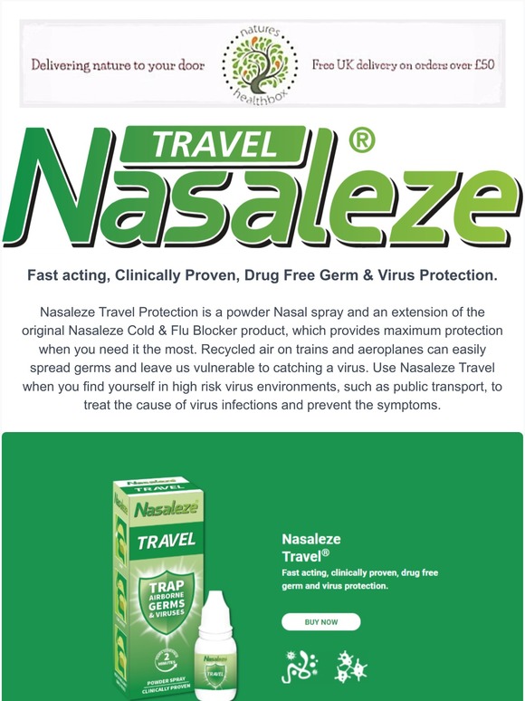 Natures Healthbox: The Invisible Face Mask - Nasaleze Travel is NOW IN ...