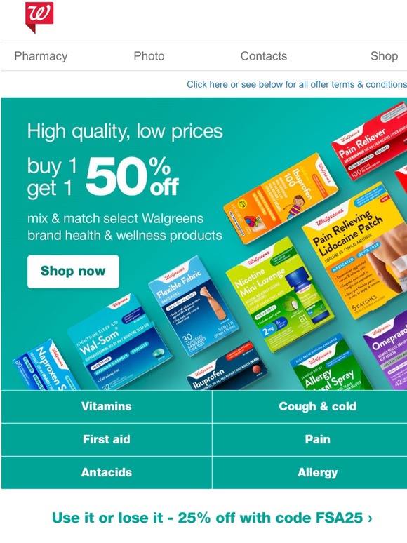 Walgreens: The Walgreens products you love now are BOGO 50% off! | Milled