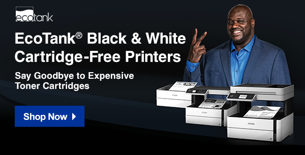 Epson: Shaq Says Hello to EcoTank Black & White Printers | Milled