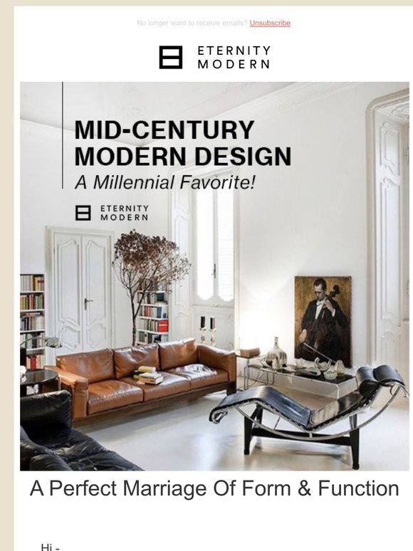 Eternity Modern: Why Are Millennials Loving Mid-Century Modern Design ...