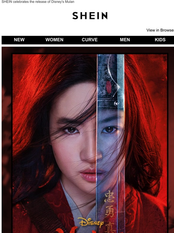 SHEIN: SHEIN collaborates with Disney's Mulan! | Milled