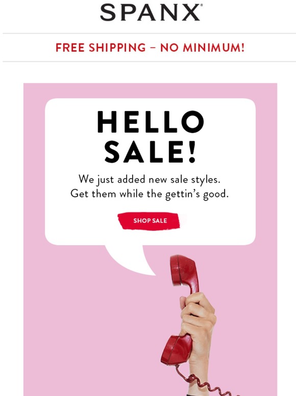SPANX: Answer Your SALE Phone! | Milled