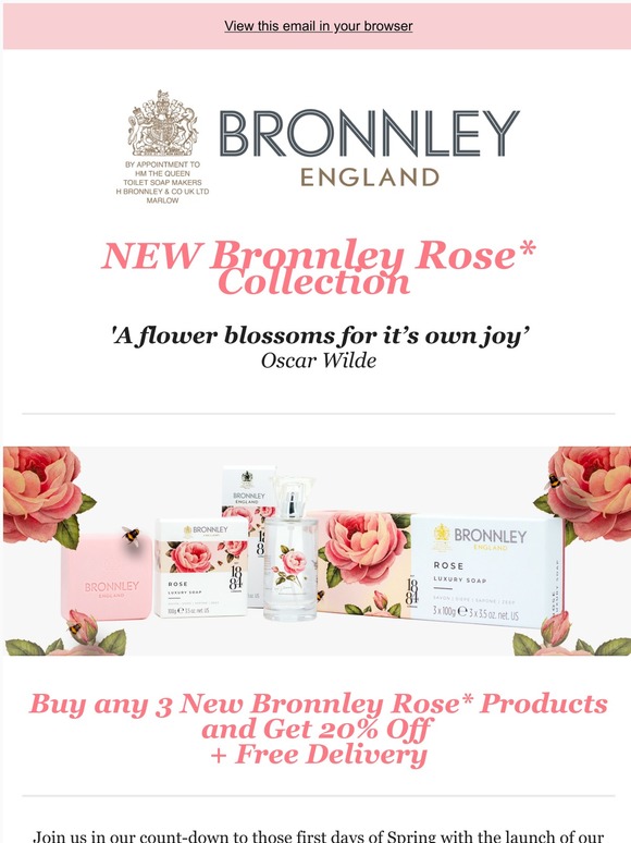 Bronnley: Bronnley Rose Collection | Milled