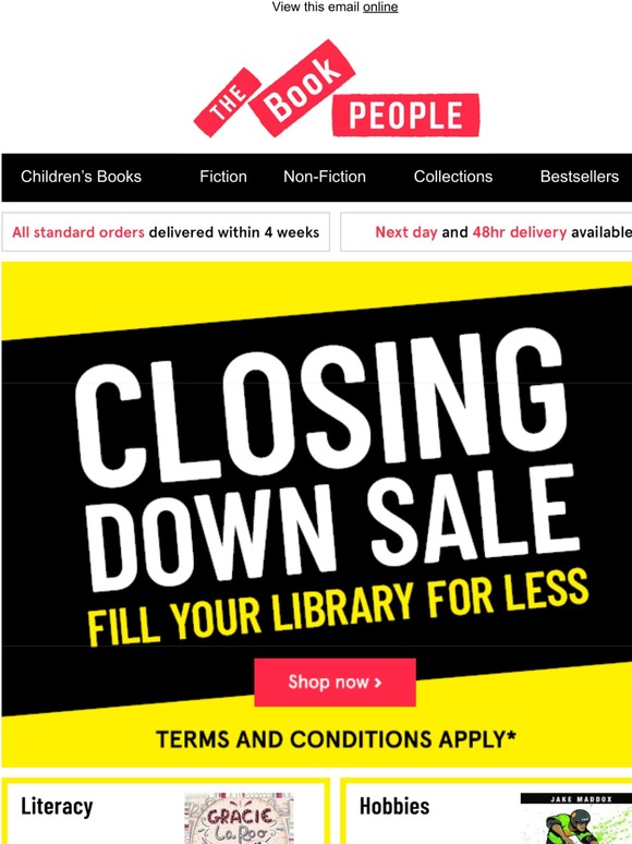 The Book People: 🚨 Closing Down Sale - Fill your library for less 🚨 ...