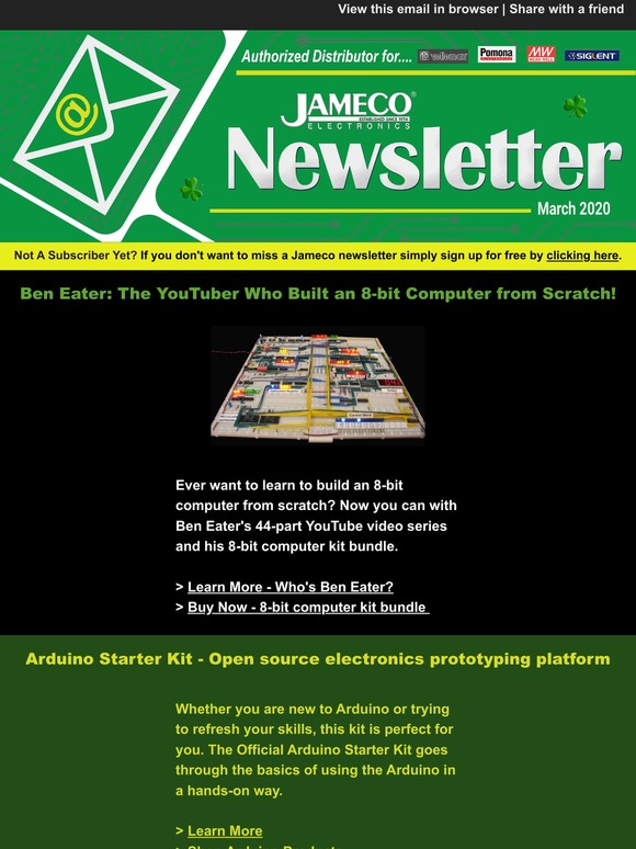 Jameco: Ben Eater: The YouTuber Who Built an 8-bit Computer from ...