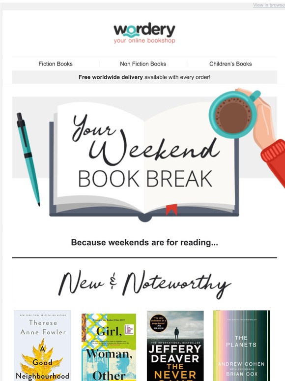 Wordery: Some inspiration for your reading list...📖 | Milled