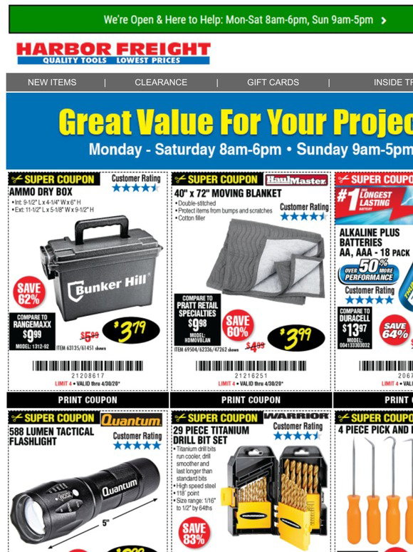 Harbor Freight: Great Value for Your Projects | Milled