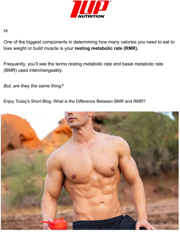 1 Up Nutrition: What is the Difference Between BMR and RMR? | Milled