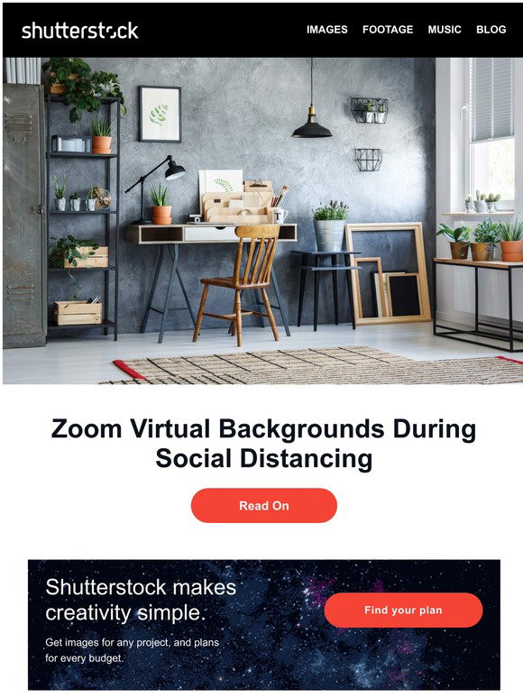 Shutterstock: Zoom Virtual Backgrounds During Social Distancing | Milled