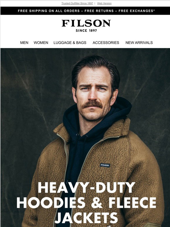Filson: Fleece & Hoodies | Milled