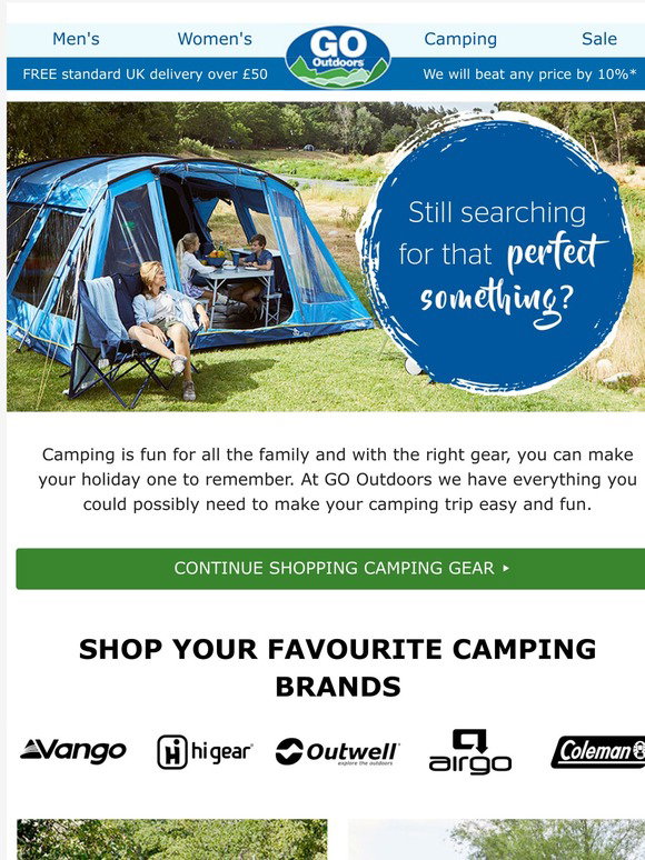 Go Outdoors: Looking for new camping gear? Check out our best picks ...