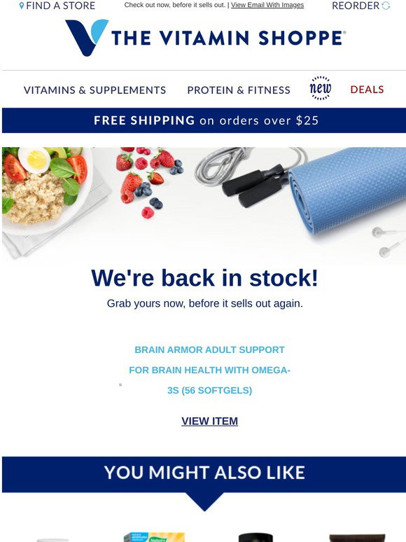 Vitamin Shoppe: 🎉 Hooray! Back in Stock: Brain Armor Adult Support for ...