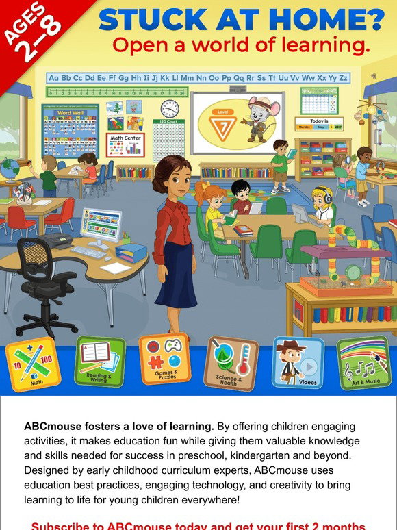 ABCmouse: Kids 2—8 Can Open a World of Learning | Milled