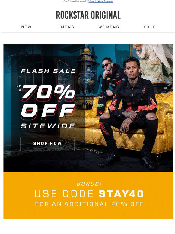Rockstar Original: Get the Rockstar look at great saving during our ...