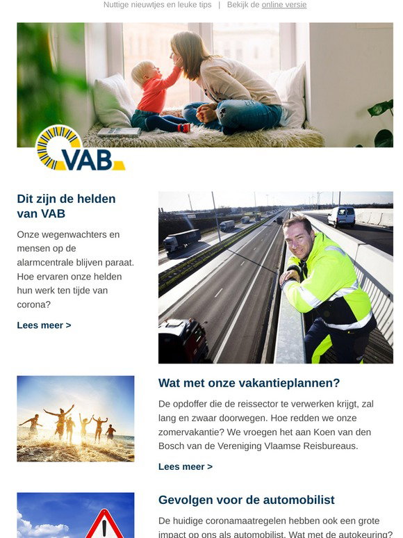 VAB.be: De helden van VAB | Quarantaine-tips | Wat met onze ...