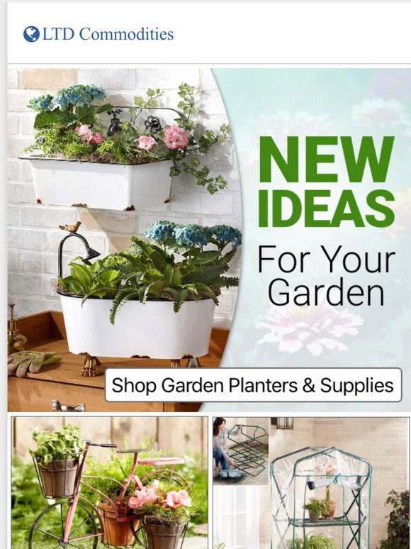 LTD Commodities: What's NEW In Garden Planters & Supplies | Milled