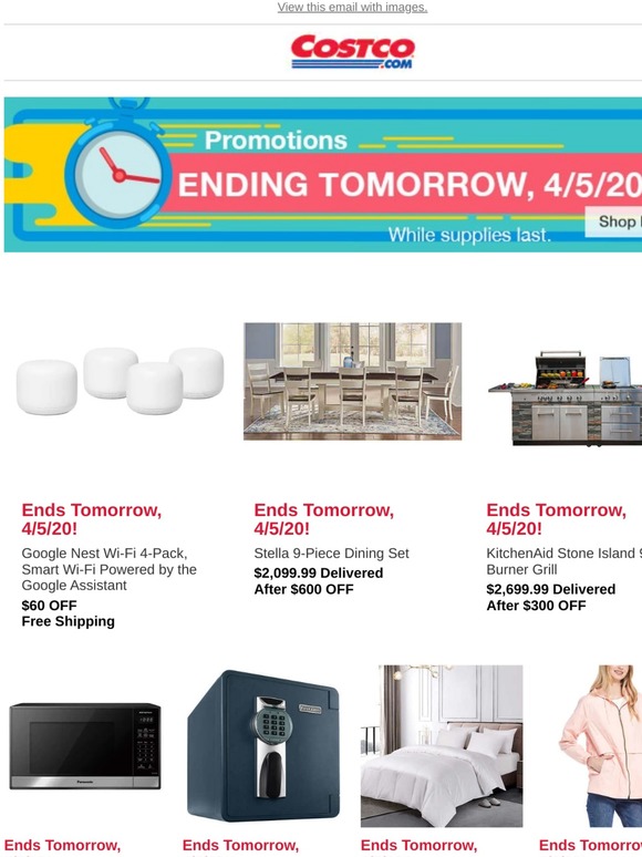 Costco: Shop Promotions Ending TOMORROW, 4/5/20! | Milled