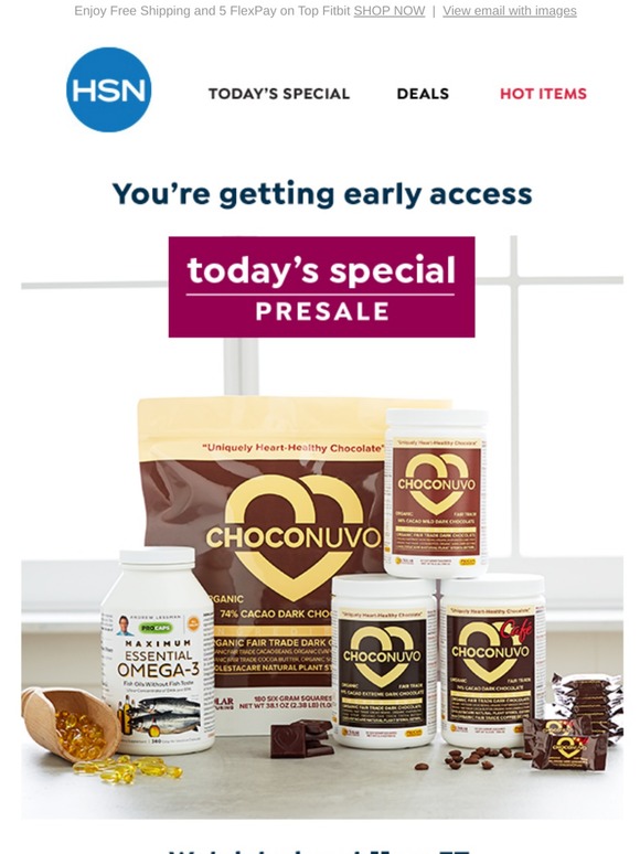 HSN: You've Unlocked Early Access 🔓 Andrew Lessman's Today's Special ...