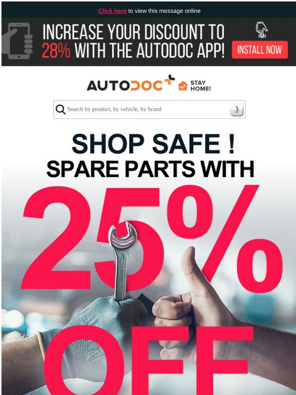 Autodoc: [👓 Check it out] 25% discount right now! | Milled