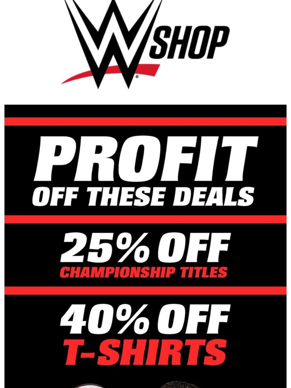 WWE Shop: >>> EXCLUSIVE DEALS | Milled