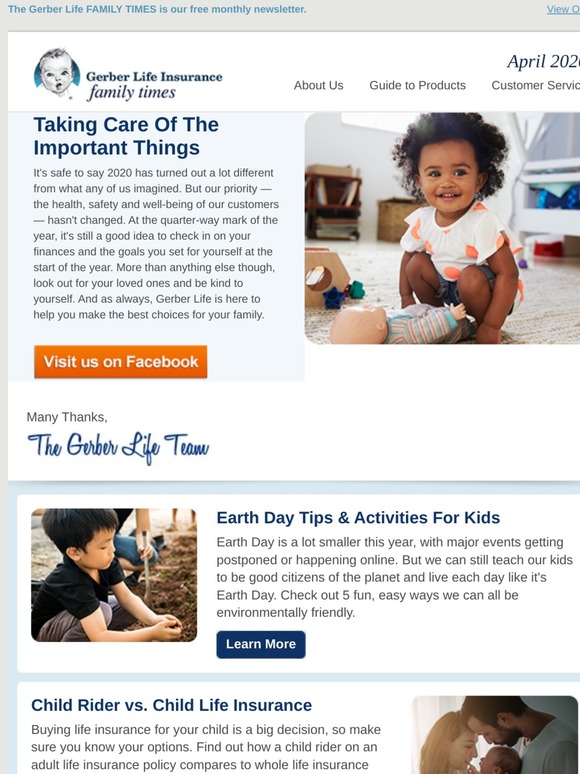 Gerber Life Insurance: Gerber Life is here for you | Milled