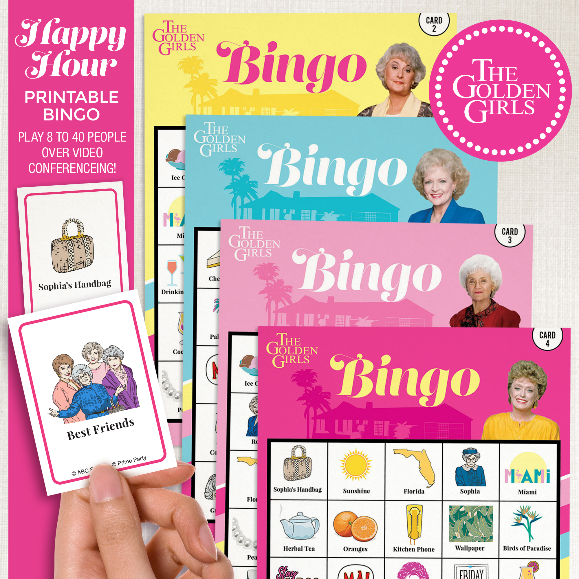 Prime Party: Golden Girls Printable Bingo Game Now Only $5 | Milled
