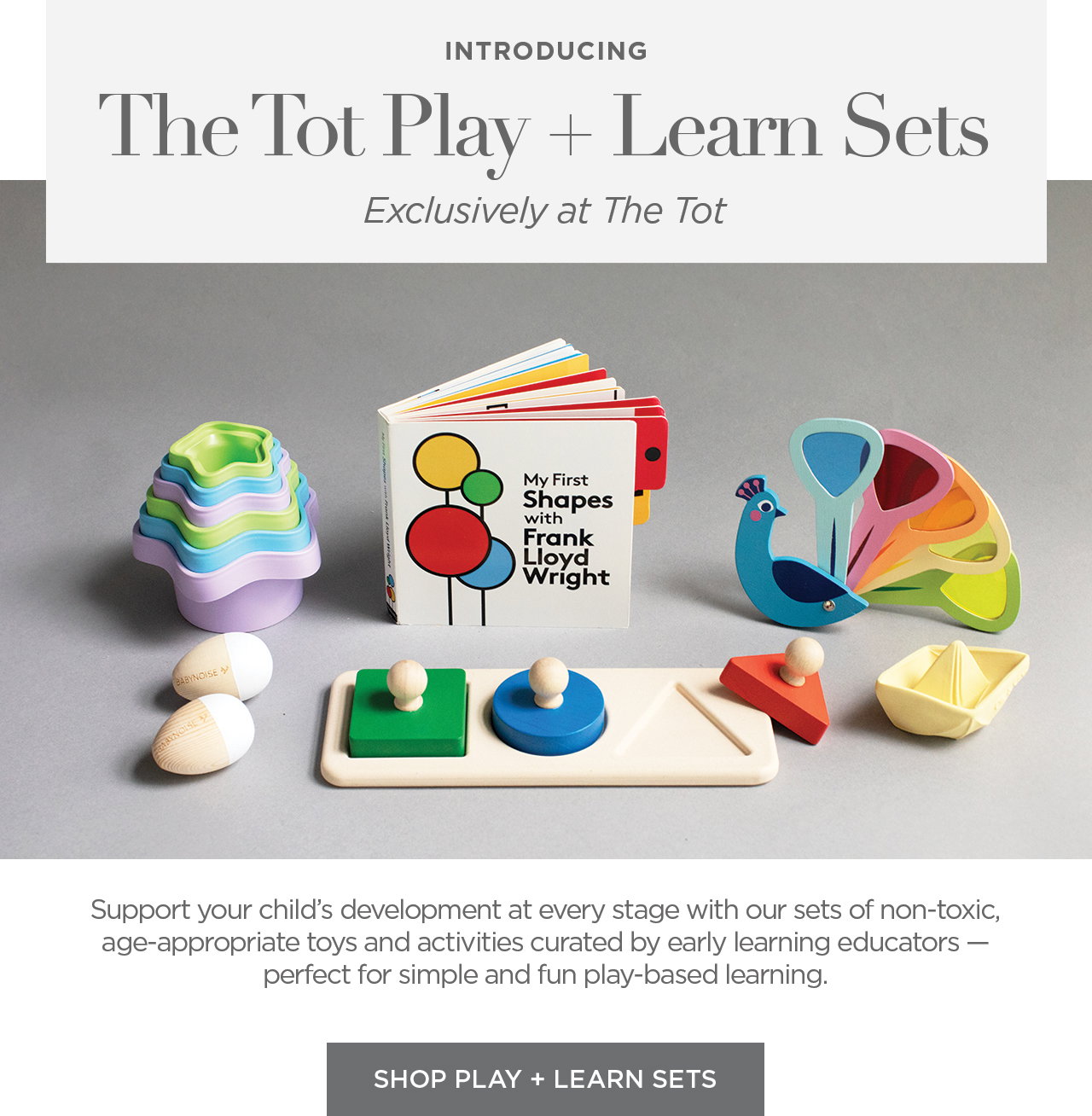 The Tot: Pre Order Now: The Tot Play + Learn Sets | Milled