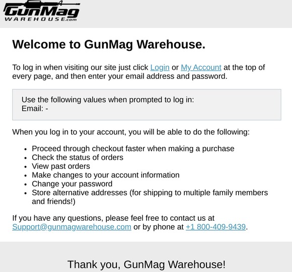 GunMag Warehouse: Welcome, Tiffian Truesdale! | Milled