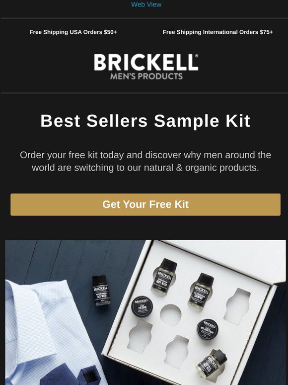 Brickell Men's Products: Top 5 Reasons to Try Our Sample Kit | Milled