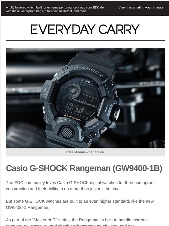 Everyday Carry: ⌚ The Overbuilt, Stealthy Watch to Add to Your EDC 🏴 ...