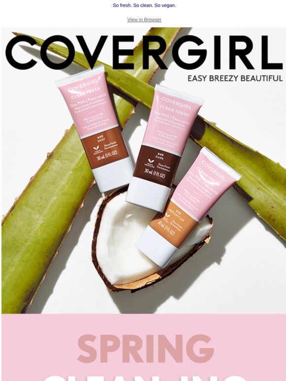 COVERGIRL: Spring Clean with Clean Fresh Collection 🌸 | Milled