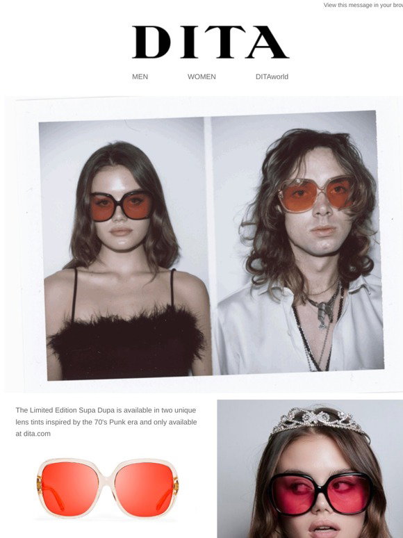 DITA Eyewear: Make a bold statement this Spring with Supa Dupa in 2 ...